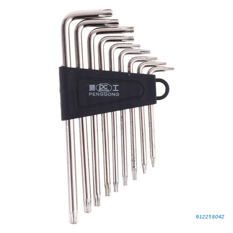 9 Pcs Hex Key Wrench Sets Torx L Shape Repair Tool... – Grandado