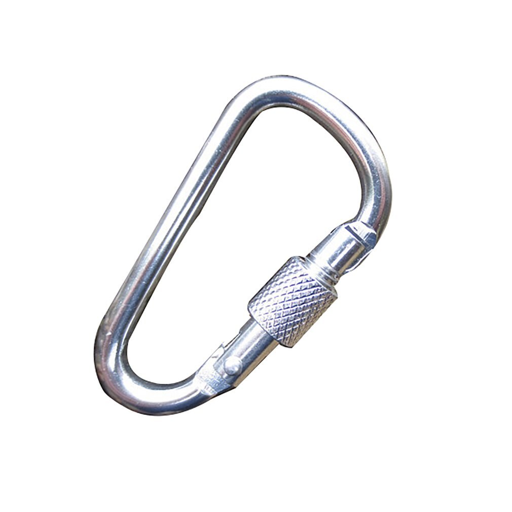 5PCS 25KN Climbing Carabiner D Shape Aviation Alum... – Grandado
