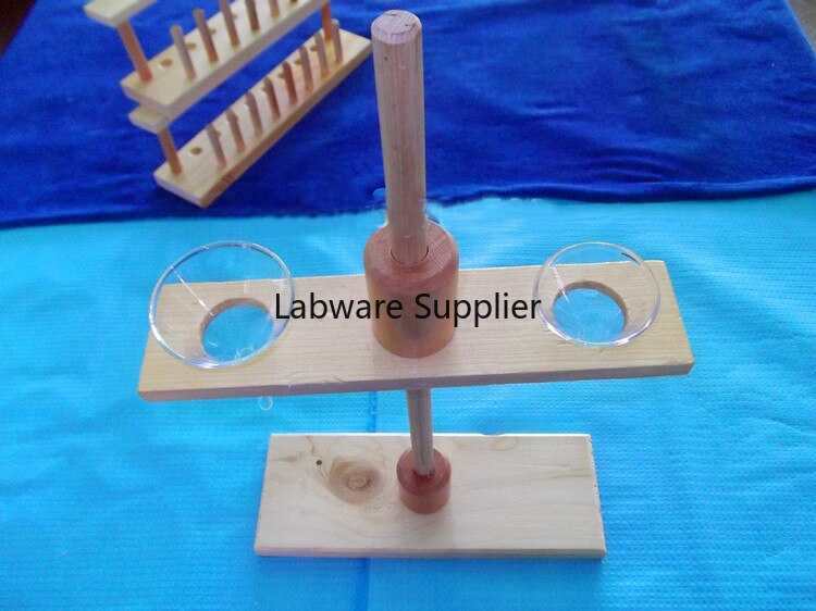 2 holes 4 holes Wooden funnel rack Up-down separat... – Grandado