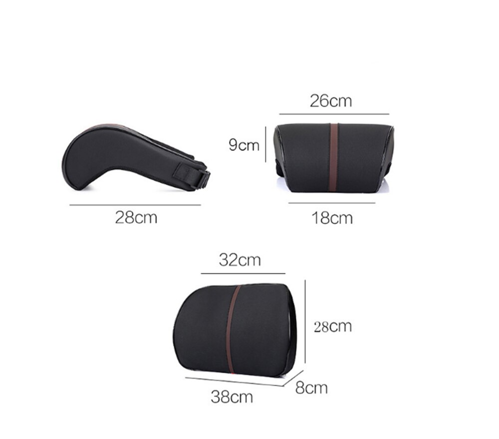 Auto Accessoires Stretch Katoen Hoofdsteun Nekkuss... – Grandado