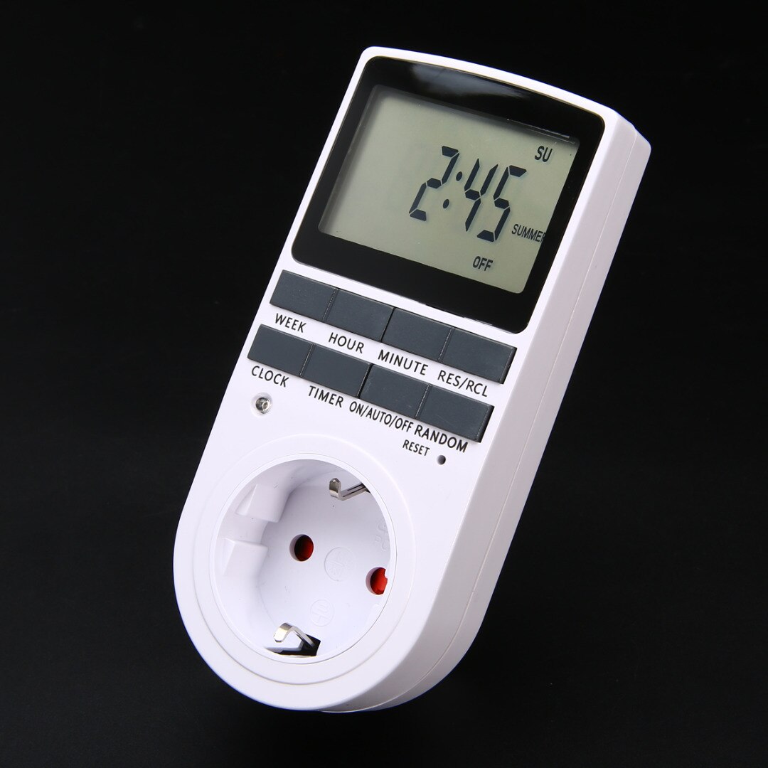 Electronic Digital Digital Timer Outlet Eu Plug In Grandado