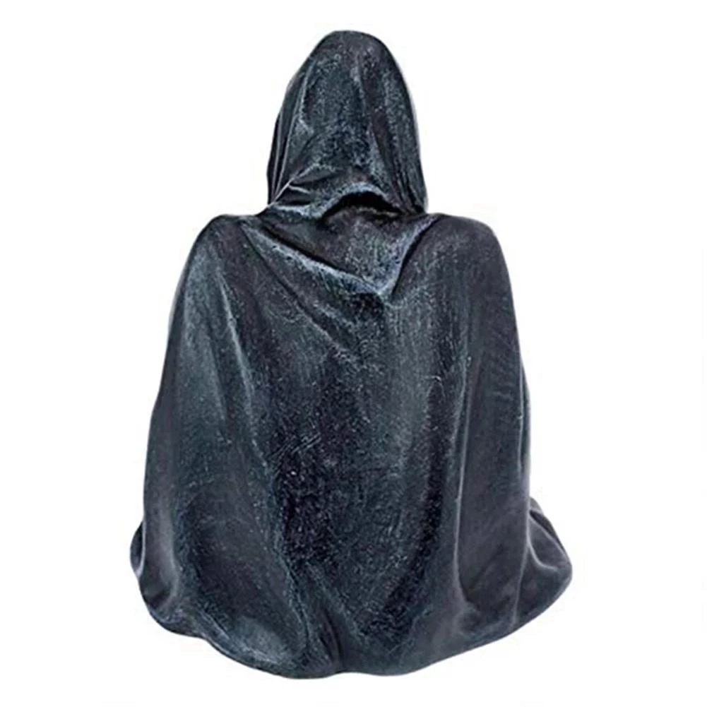 Black Grim Reaper Statue Thrilling Robe Nightcrawl... – Grandado