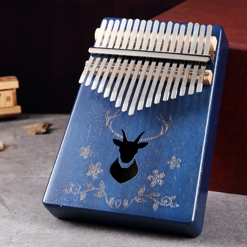 17 Toetsen Kalimba Mahonie Duim Piano Reed 17 Key ... – Grandado