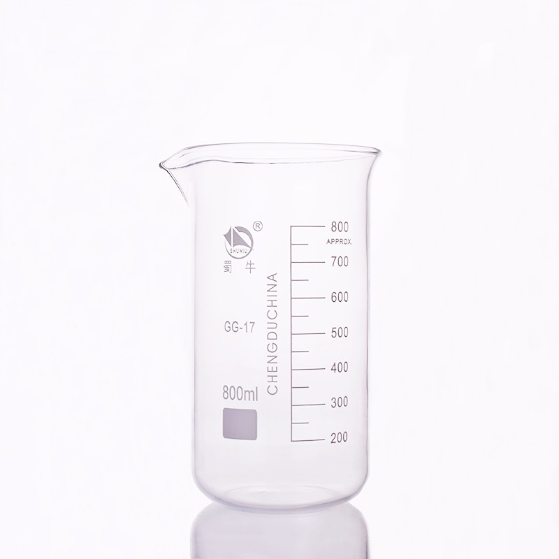 Beaker in tall form,Capacity 800ml,Outer diameter=... – Grandado