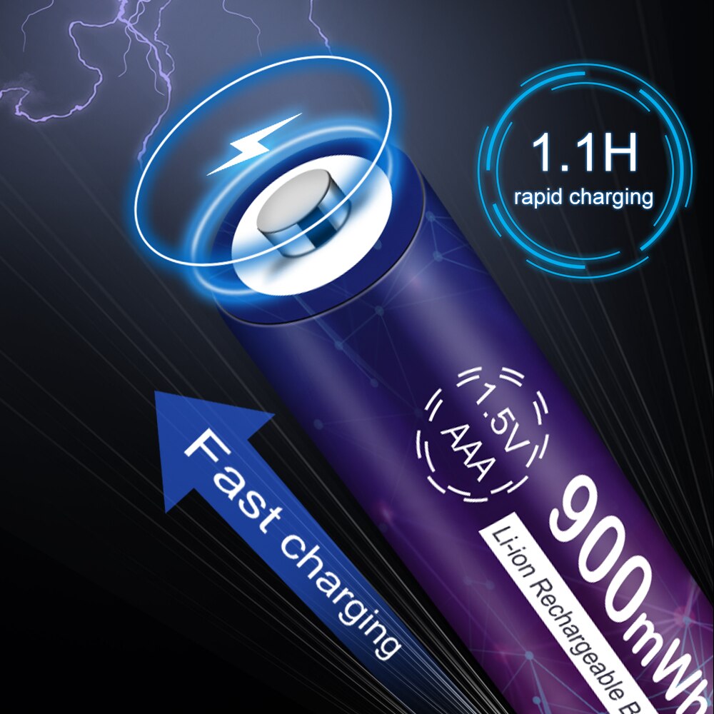 Palo 100% Originele 900mWh 1.5V Aaa Polymeer Aaa L... – Grandado