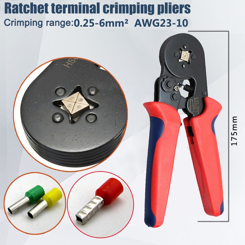 Cold Pressing Pliers Hsc8 Four Jaw Ratchet Cable C... – Grandado