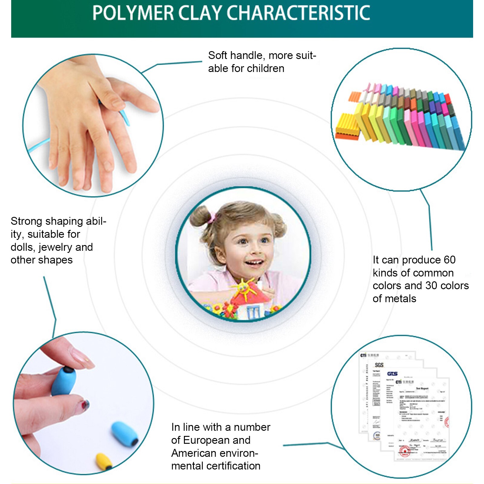 24/50 Color Air Dry Light Clay Toys DIY Soft Plast... – Grandado