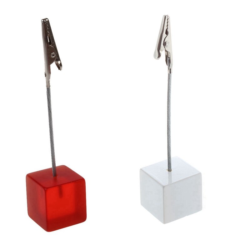 2 Stuks Houder Papier Opmerking Clip Memo Halter K... – Grandado