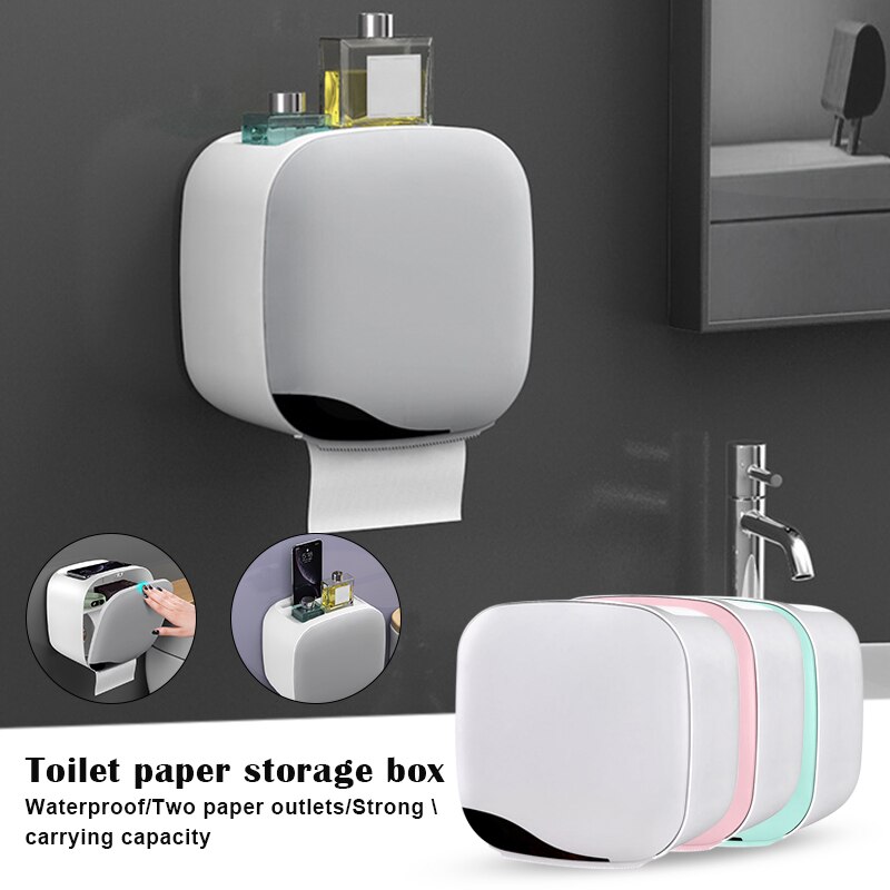 Bathroom Storage Tissue Box Wall Tissue Storage Bo... – Vicedeal