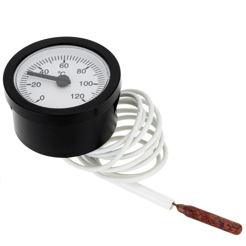 Dial Thermometer Capillary Temperature Gauge 0-120... – Grandado