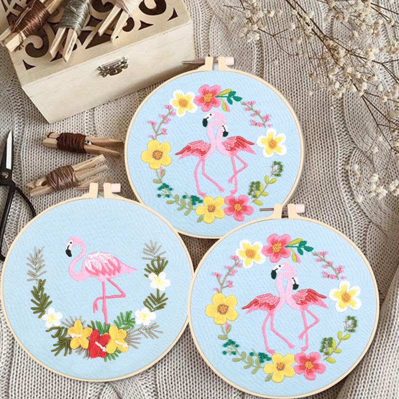 DIY European-style Flowers Embroidery Ribbon Set B... – Grandado