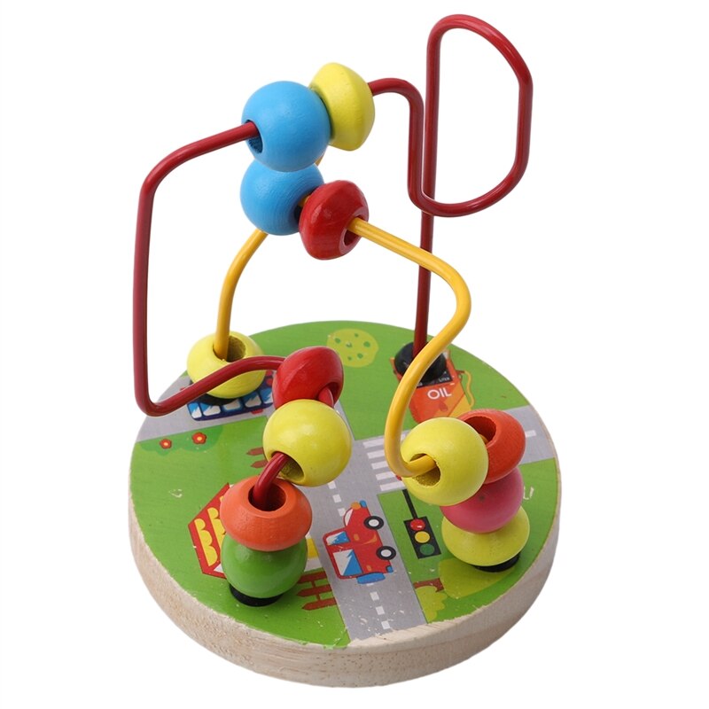 Wooden Bead Maze Educational Kids Child Bead Rolle... – Grandado