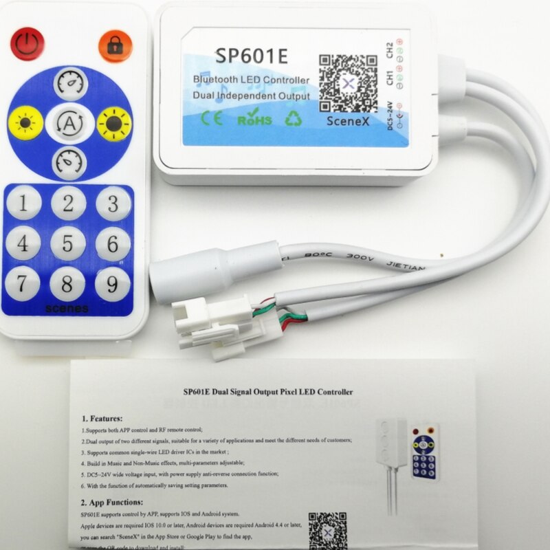 LED RGB Strip Music Controller SP601E Built In Mic... – Vicedeal