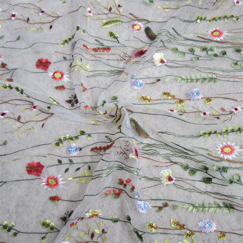 Diy Handmade 1yard Water plants Net Fabric African... – Grandado