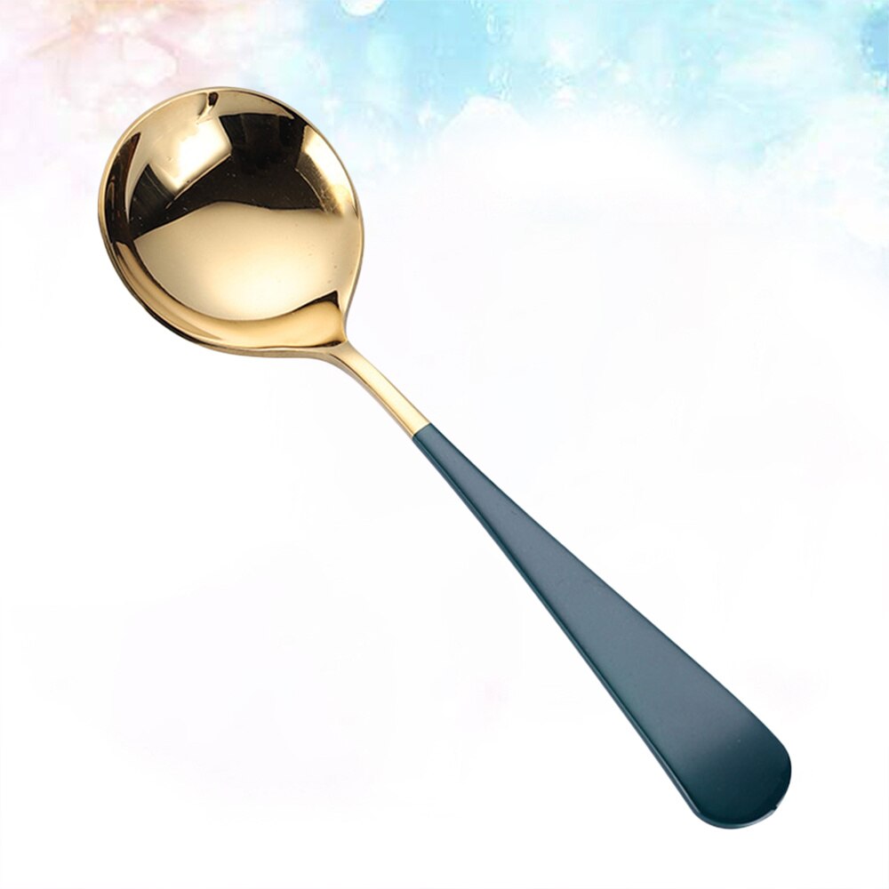 3Pcs Zilver 304 Roestvrij Stalen Lepel Mode Desser... – Grandado