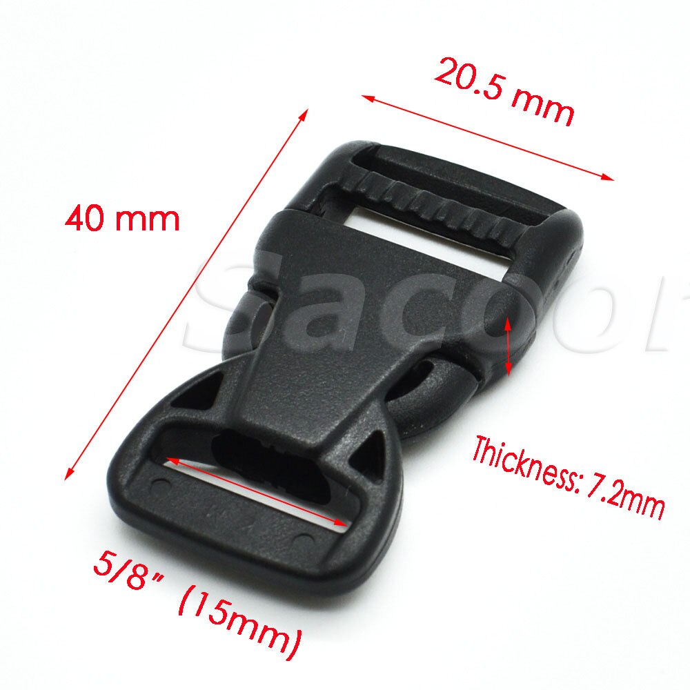 1pcs/pack Plastic Side Release Buckle Belt Buckle ... – Vicedeal
