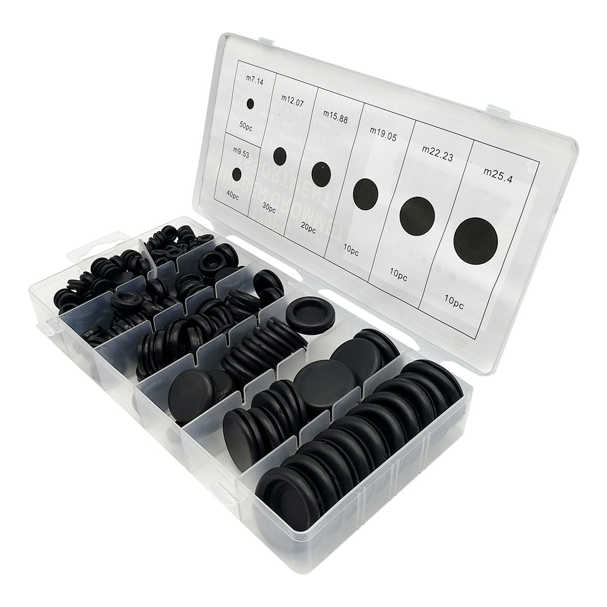 170Pcs Rubber Grommet Firewall Hole Plug Set Elect... – Grandado