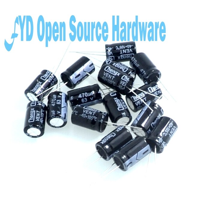 5Pcs 13*20Mm 63V 470Uf Elektrolytische Condensator – Vicedeal