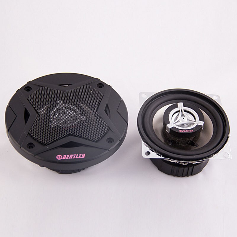 Chrome Coated Frame High Power Speakers Pair 4inch... – Grandado