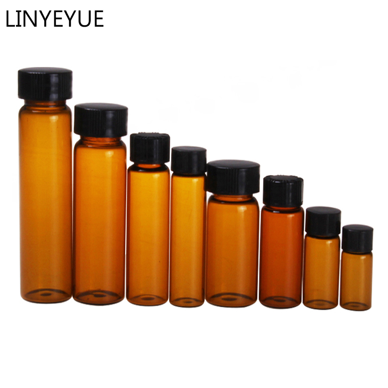 All sizes Brown Glass Sample Bottles with PP cap+P... – Vicedeal