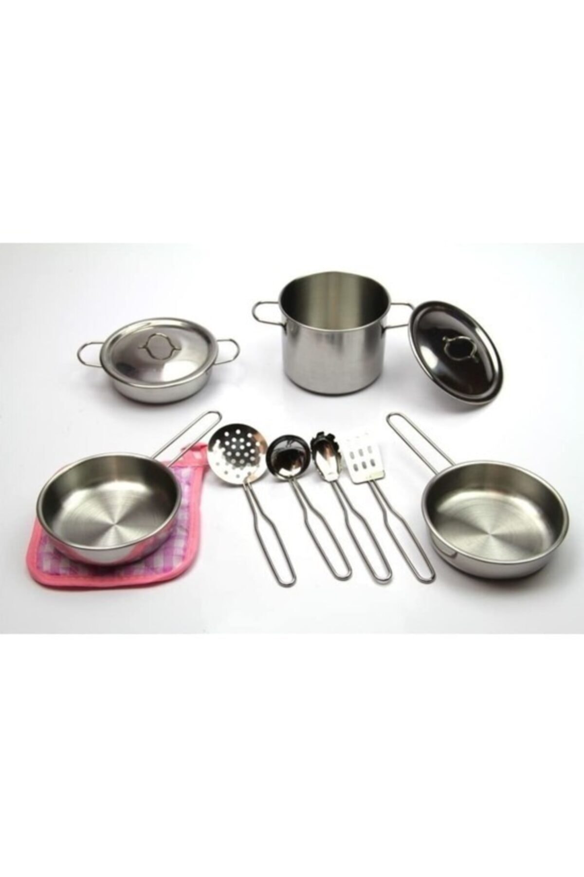 11 Stuk Rvs Mini Grootte Pot Pan Set Educatief Kin... – Grandado