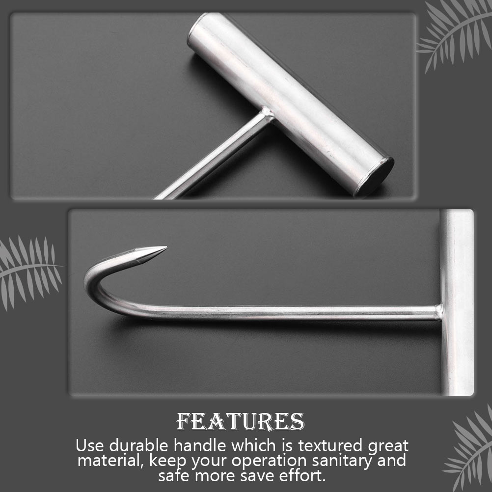 2pcs Hooks with Short Handle Meat Hooks Butcher Me... – Grandado