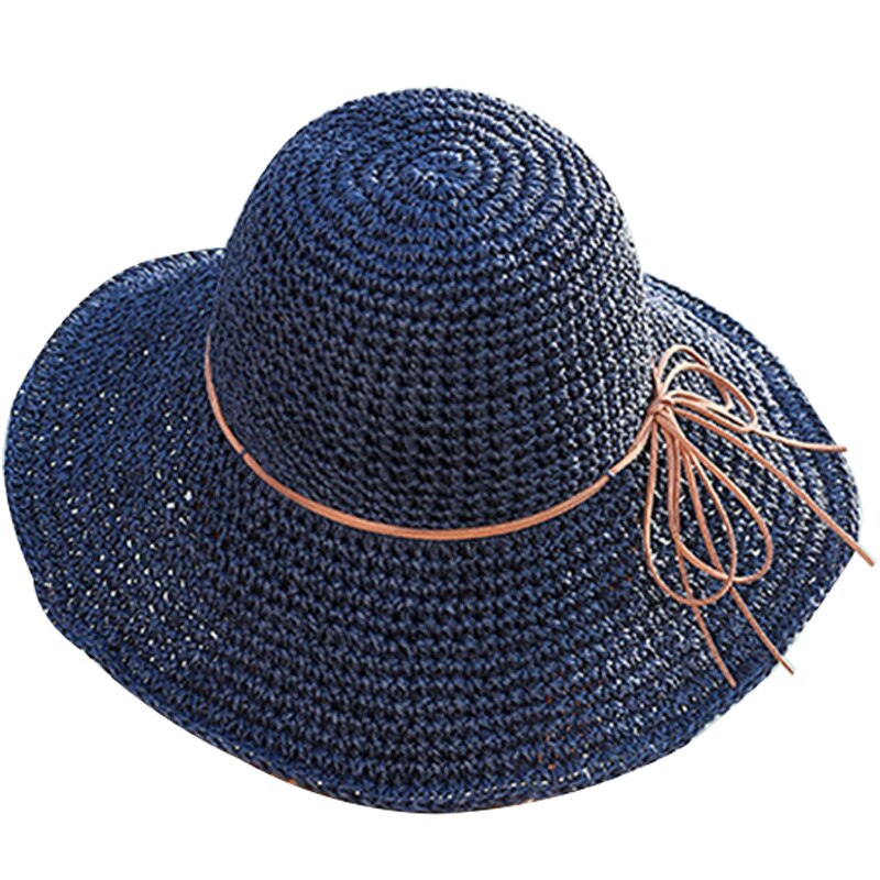 Eenvoudige Dames Stro Hoeden Zomer Zon Hoeden Voor... – Grandado