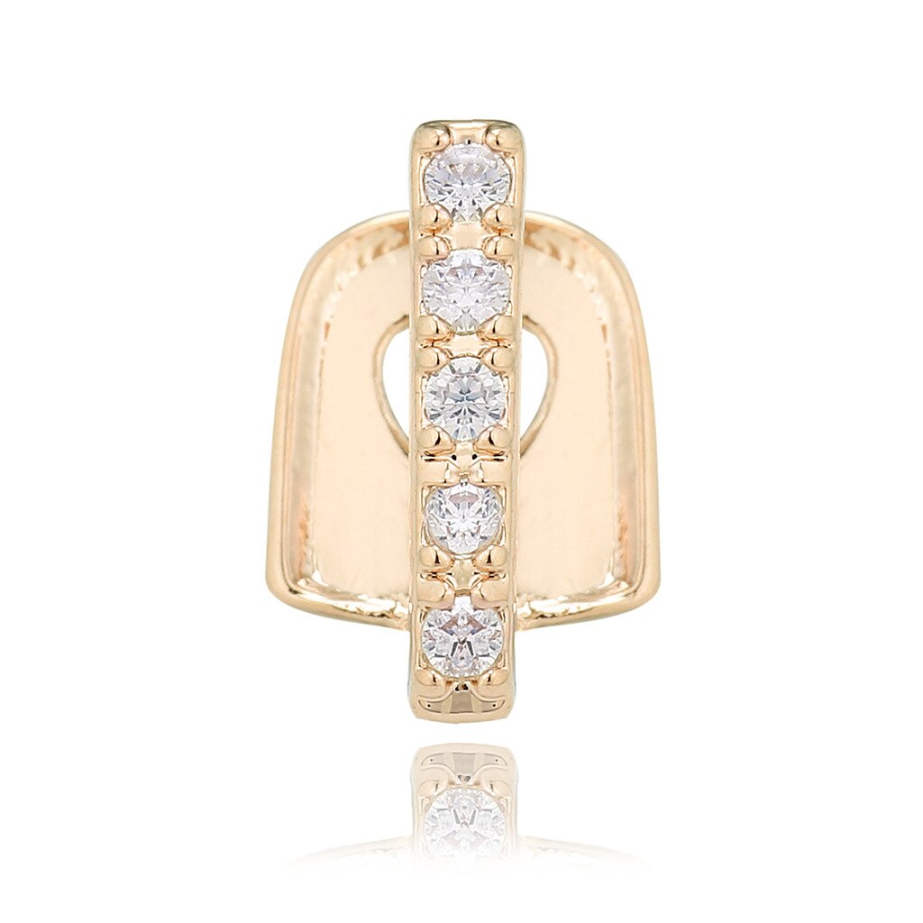 Hip Hop Gold Teeth Grillz Top Crystal Grills Denta... – Grandado