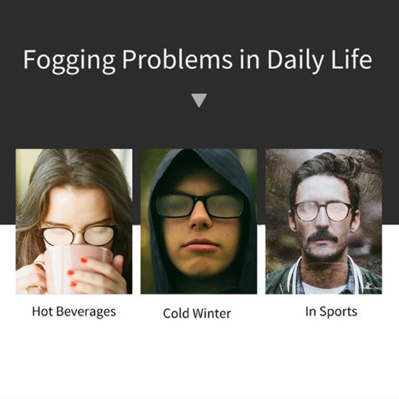 50Pcs Anti-Fog Wipes Glasses Pre-moistened Antifog... – Grandado
