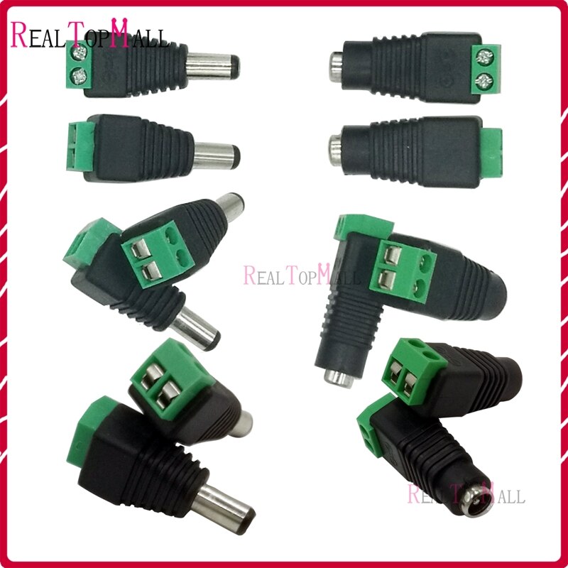 100 stks/pak Vrouwelijke DC Power Adapter Plug 5.5... – Vicedeal