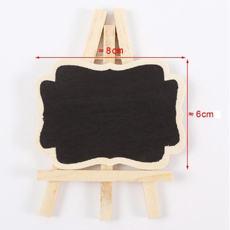 24 PCS Mini Wooden Blackboard Message Rectangular ... – Vicedeal