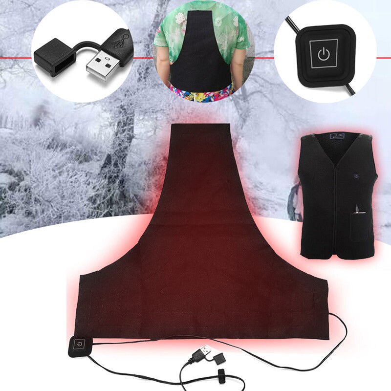 Electric Heating Vests USB Charging Heated Pads Cl... – Grandado