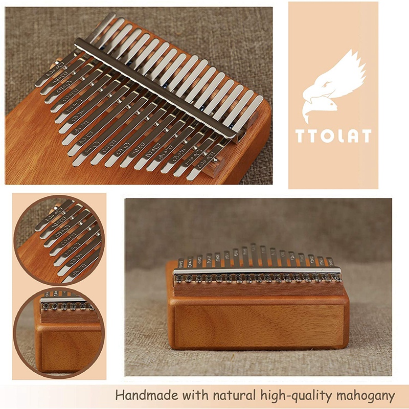 YAEL Thumb Piano 17 Keys Portable Personal Musical... – Grandado