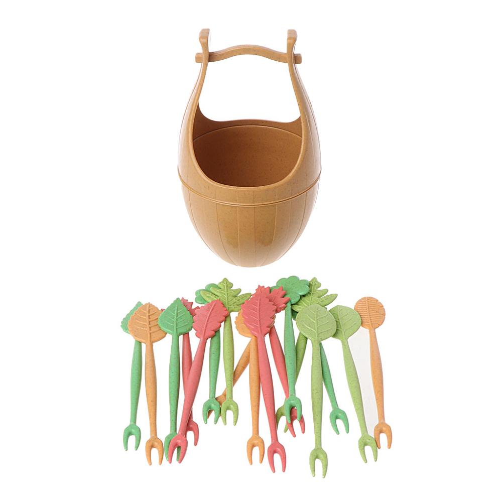 16 stk nordisk stil hvete halm fat blader fruktgaf... – Grandado