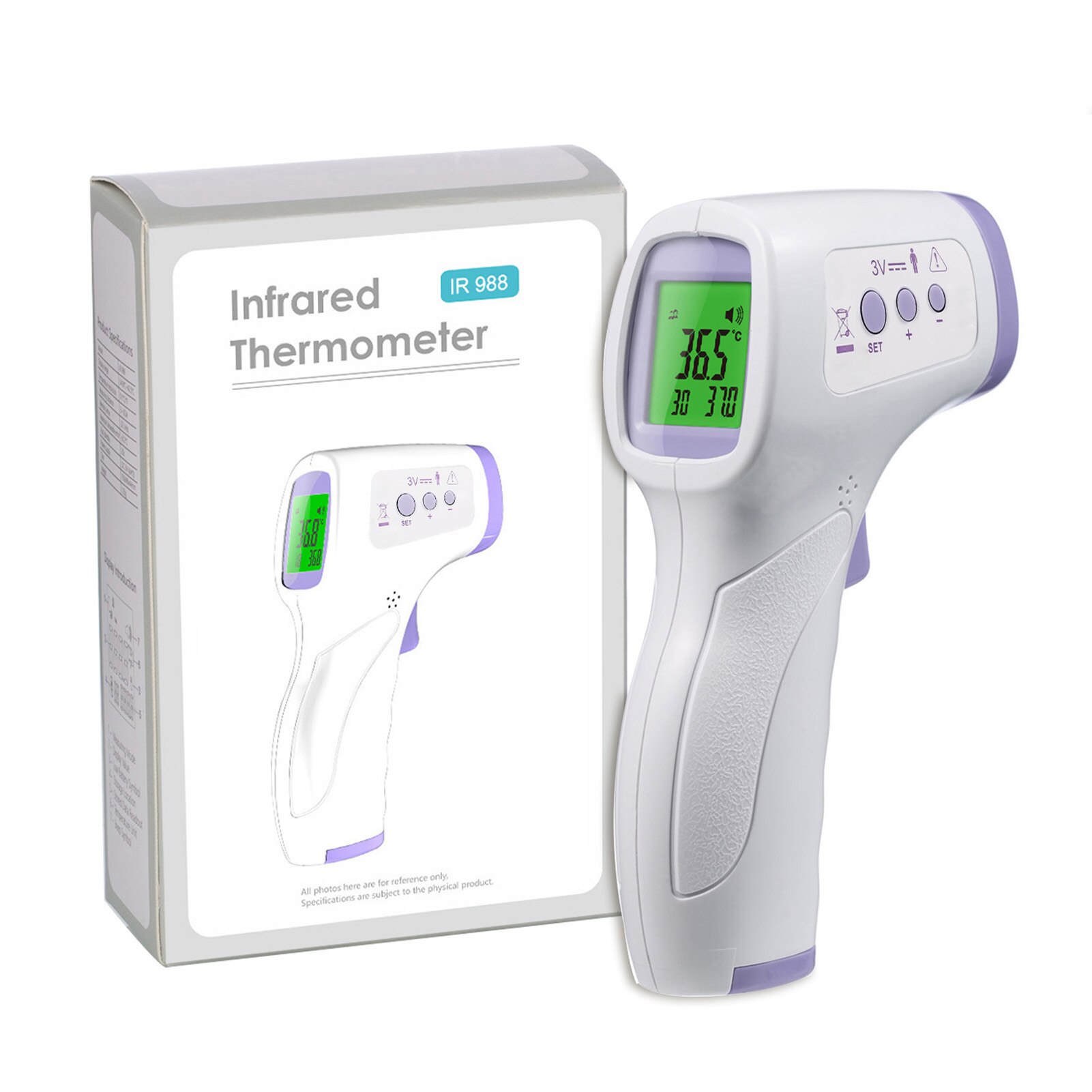 Digital Forehead Thermometer Non-contact Infrared ... – Vicedeal
