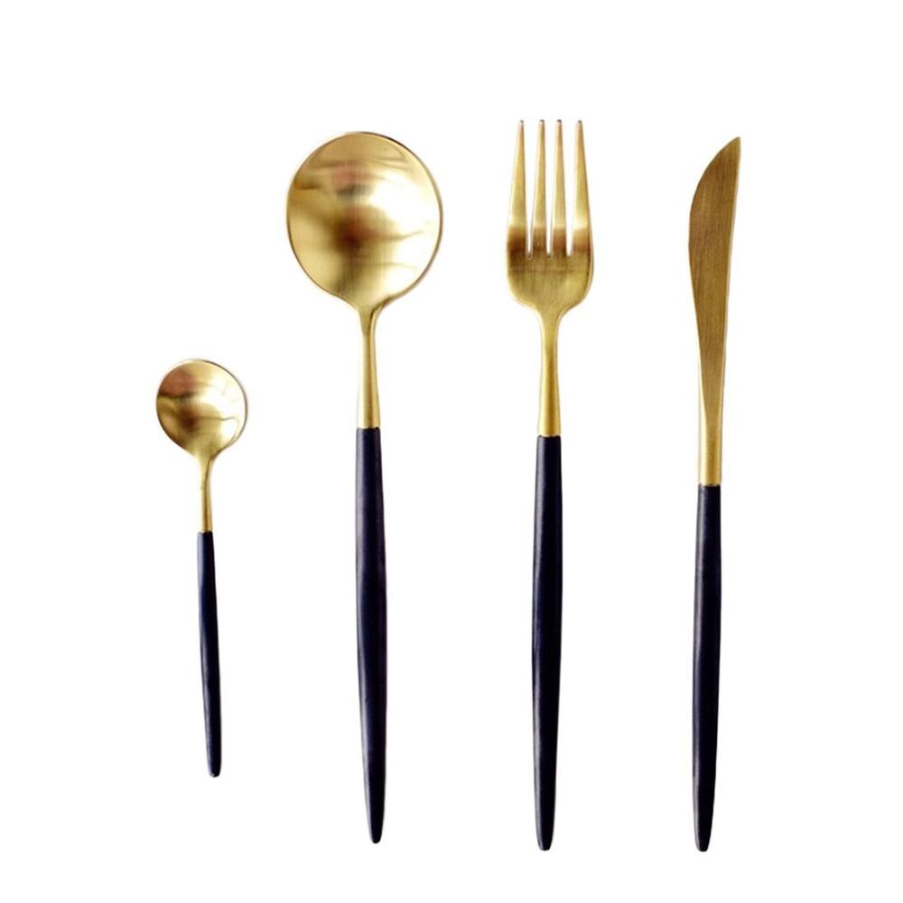 Stainless Steel Dinnerware Set Luxurious Cutlery S... – Grandado