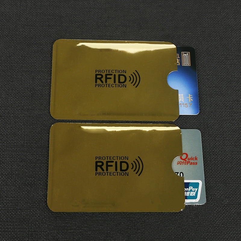 10 pcs Yellow Anti-Scan Card Sleeve Credit RFID Ca... – Grandado