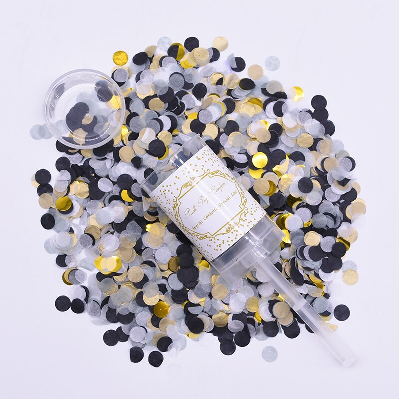 5pcs/lot Push Pop Confetti Poppers Multi Mix Color... – Vicedeal