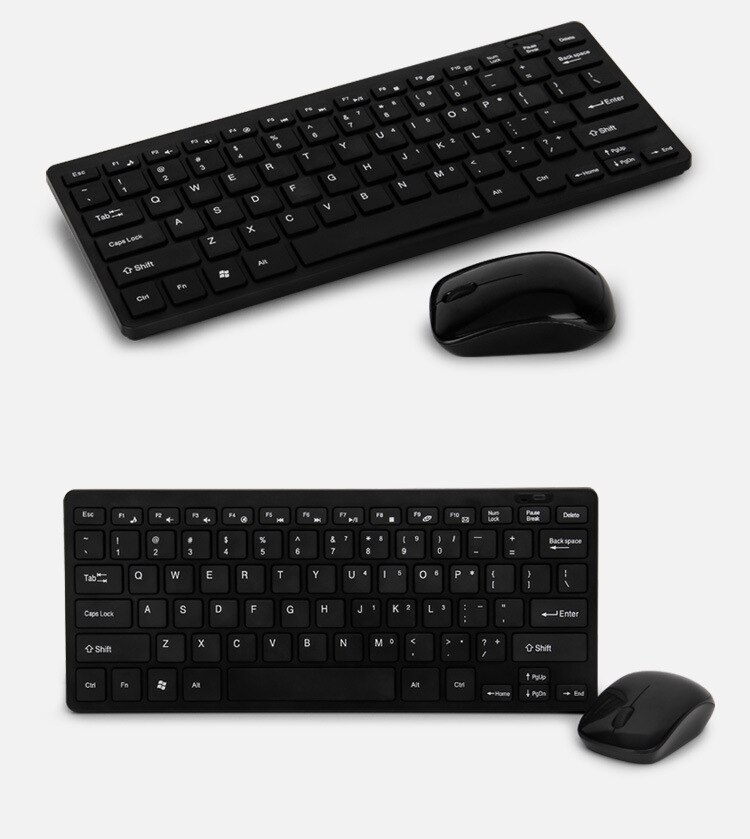 Ergonomic Mini Wireless Keyboard And Mouse Setting Vicedeal 