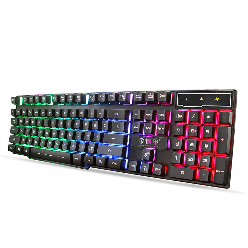Mechanical feel USB Wired Gaming Keyboard Rainbow ... – Vicedeal