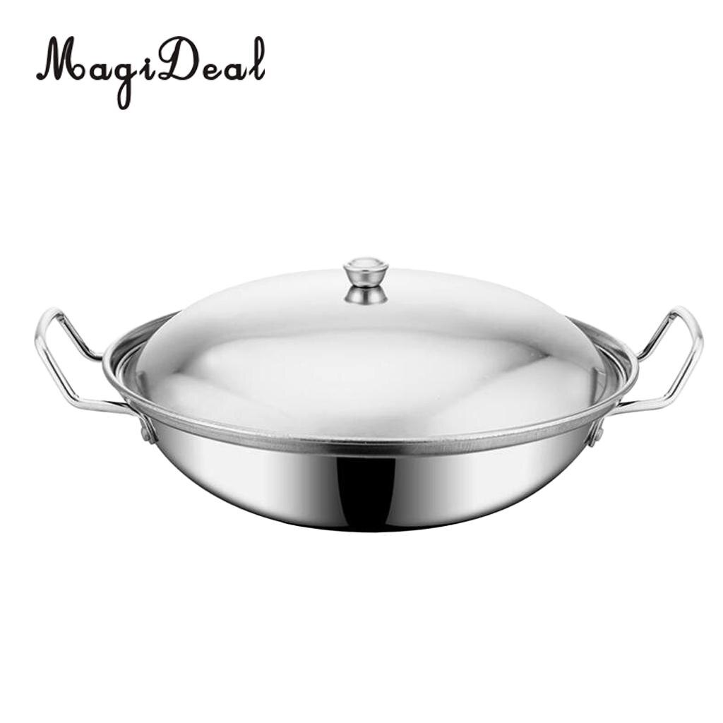 Gryta i rostfritt stål utomhus camping köksredskap... – Grandado