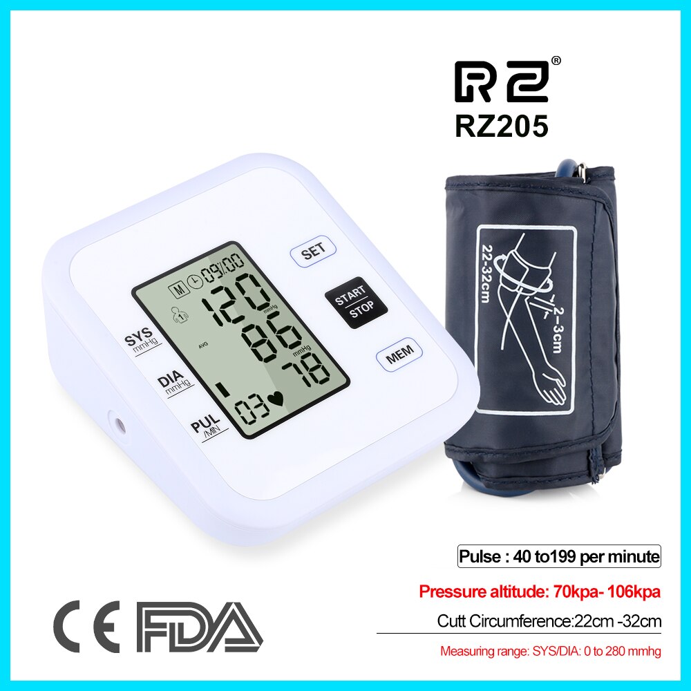Health Care Arm Blood Pressure Monitor Heart Beat ... – Grandado