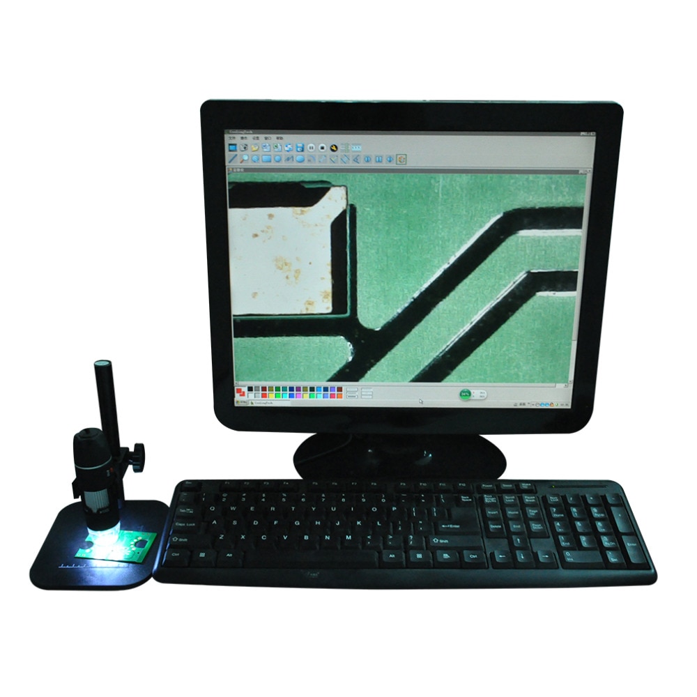 Usb Microscope Practical Electronics Usb 8 Led Dig Grandado