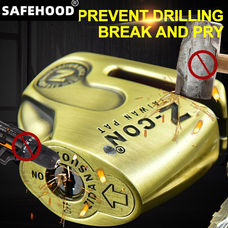 ZCON Motorcycle Lock Alloy Motorbike Theft Pretect... – Grandado