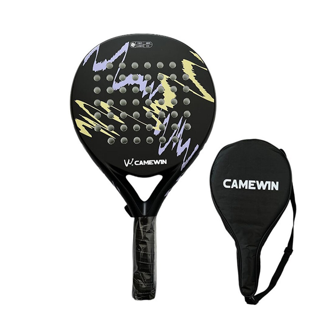 -CAMEWIN 4018 Padel Racket Tennis Carbon Fiber Sof... – Grandado