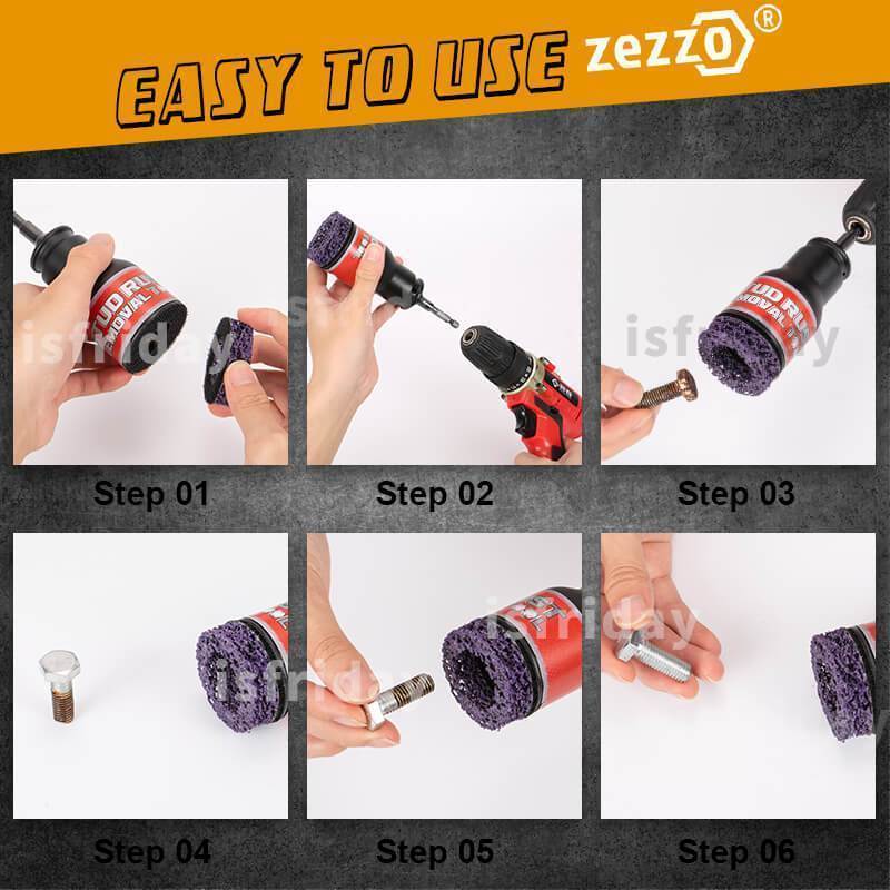 Zezzo Stud Rust Removal Tool Fast And Easy Rust Re... – Grandado