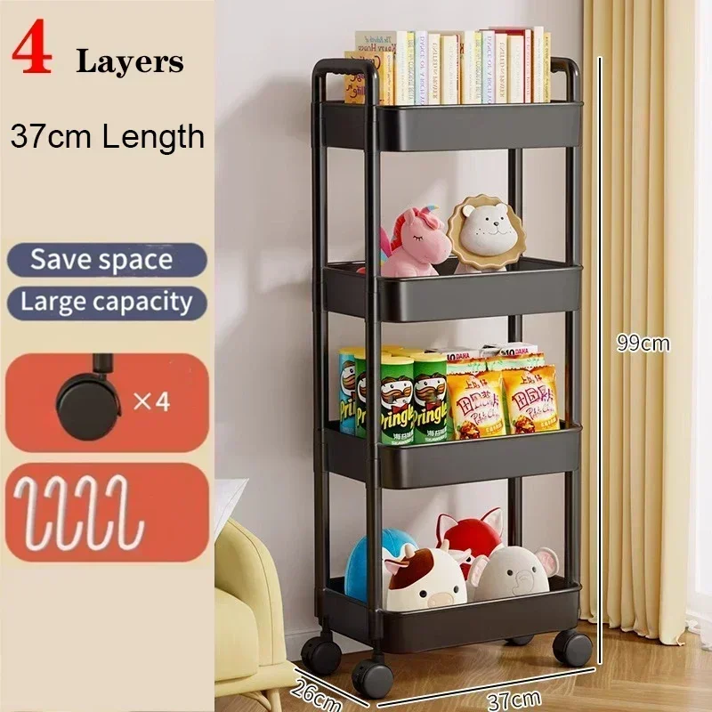 Kitchen Organizers and Storage Rack Mobile Trolley... – Grandado