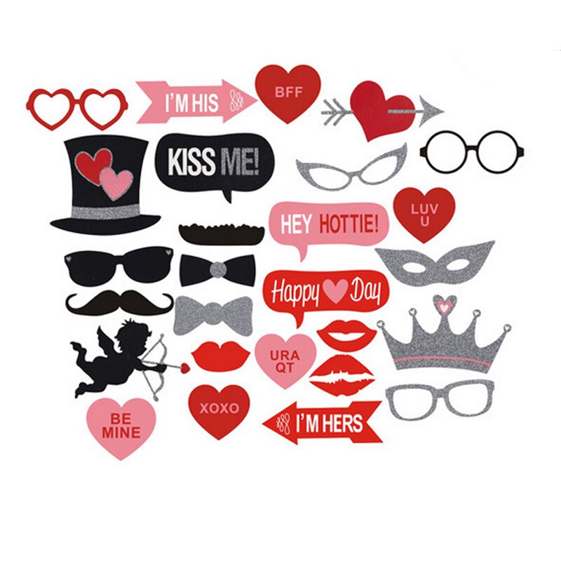 27 pcs/lot funny mustache bridal DIY photo booth p... – Grandado
