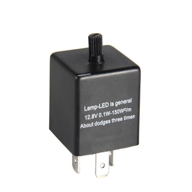12V 3-Pin LED Adjustable Car Flasher Flash Relay F... – Vicedeal