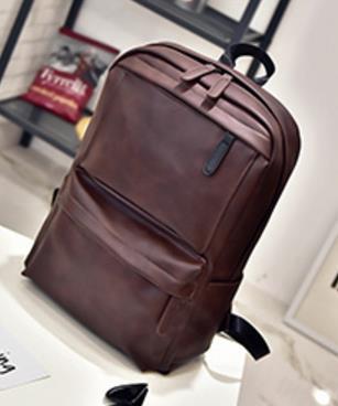 Pu Leather School Bags Double Pocket Horizontal Pu... – Grandado